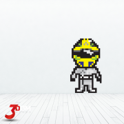 Pixel Art Wall Art Decal - Hamilton F1 | Wall Vinyl